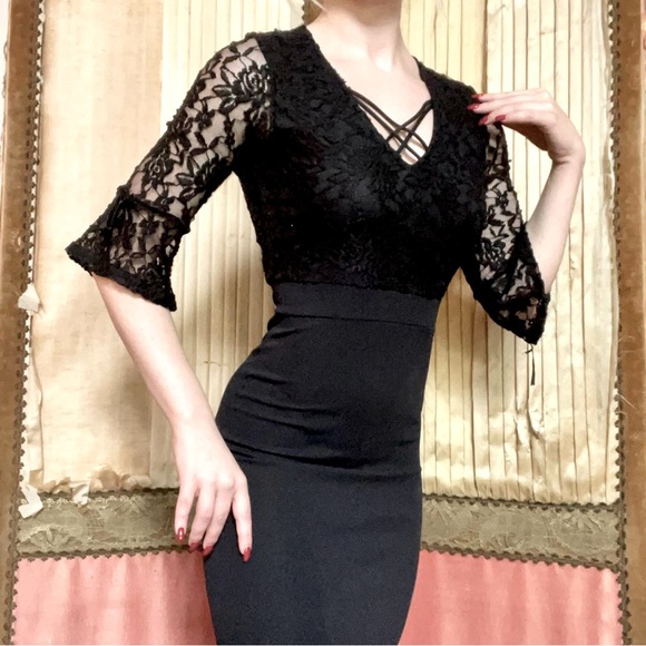 Almost Famous | Dresses | Almost Famous Black Dress | Poshmark